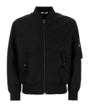 Valentino Garavani Zip-up Long-sleeve Bomber Jacket