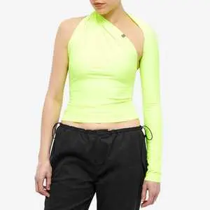1017 Alyx 9sm Logo Single-sleeve Long-sleeve T-shirt - Yellow
