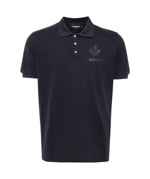Dsquared2 Logo-print Cotton Polo Shirt