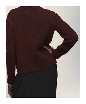 MAISON MARGIELA V-neck Button-up Cardigan - Red