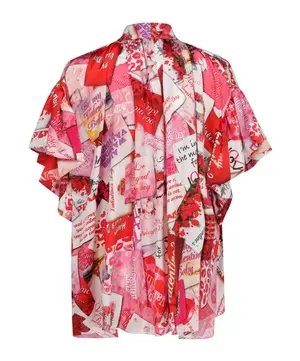Balenciaga Bow Neckline Blouse