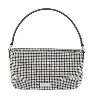 SELF-PORTRAIT Small Diamante Embellished Zipped Tote Bag