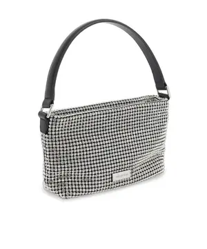 SELF-PORTRAIT Small Diamante Embellished Zipped Tote Bag