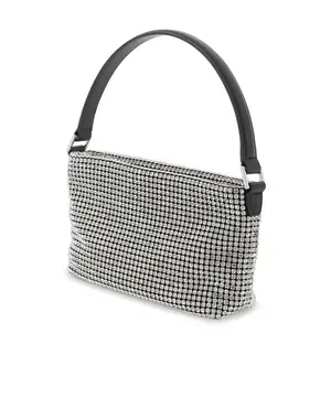SELF-PORTRAIT Small Diamante Embellished Zipped Tote Bag