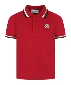 Moncler Logo Patch Polo Shirt