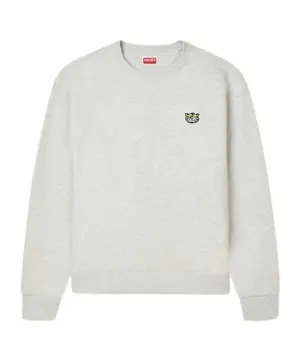 Kenzo Wild Tiger Embroidered Sweatshirt - Light Gray