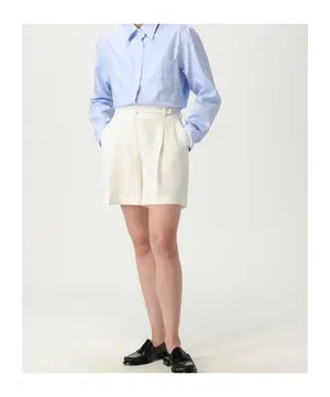 Brioni Pleated Front Zipper Shorts
