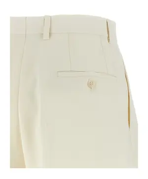 Brioni Pleated Front Zipper Shorts