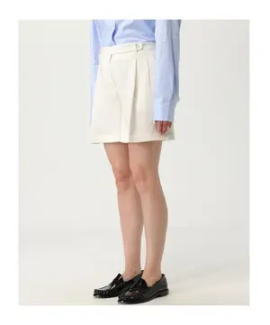 Brioni Pleated Front Zipper Shorts