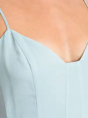 TWINSET Bias-cut Maxi Dress With Thin Straps