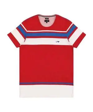 Emporio Armani Round Collar Logo T-shirt