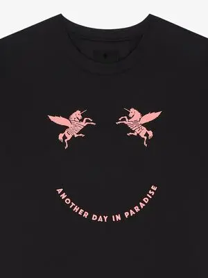 Givenchy Slogan Printed Crewneck T-shirt