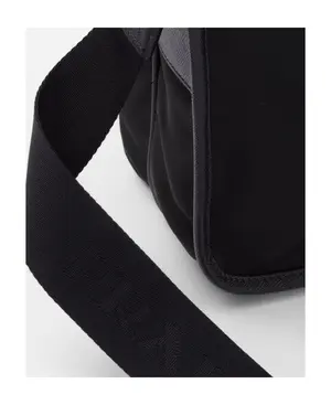 Prada Logo Plaque Fold-over Shoulder Bag