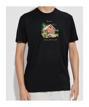 Dsquared2 Graphic Printed Crewneck T-shirt