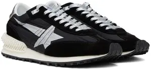 GOLDEN GOOSE Running Marathon Lace-up Sneakers - Black