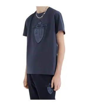 Fendi Crest Embroidered Crewneck T-shirt