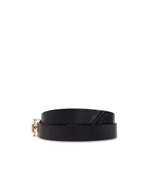 Tory Burch Logo Buckle Leather Belt