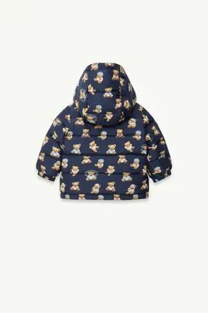 Moncler Semenat Hooded Down Jacket With Graphic Print