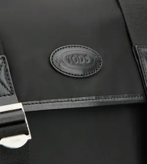 TOD'S Logo Patch Buckle-strap Backpack