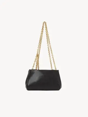 Chloé Small Shoulder Bag With Horse Emblem - Black