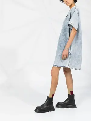 MAISON MARGIELA Acid-wash Denim Dress