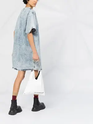 MAISON MARGIELA Acid-wash Denim Dress