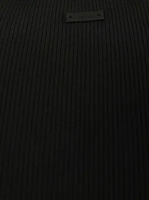 Max Mara Ghiro Ribbed Knit Tank Top - Black
