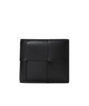 Bottega Veneta Intrecciato Bifold Wallet - Black