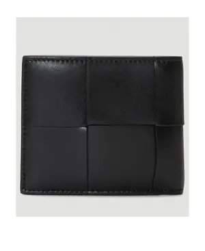 Bottega Veneta Intrecciato Bifold Wallet - Black