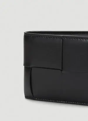 Bottega Veneta Intrecciato Bifold Wallet - Black