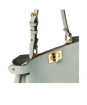 Fendi Peekaboo Soft Small Shoulder Bag - Green