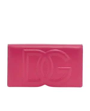 Dolce & Gabbana Logo Embossed Shoulder Bag