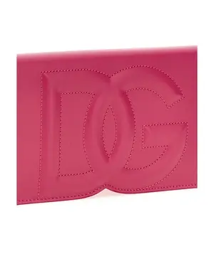 Dolce & Gabbana Logo Embossed Shoulder Bag