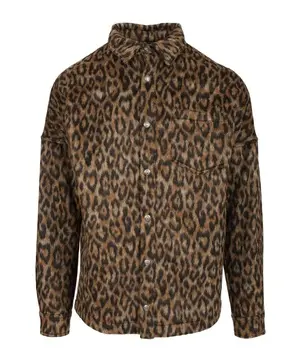Palm Angels Leopard Printed Shirt