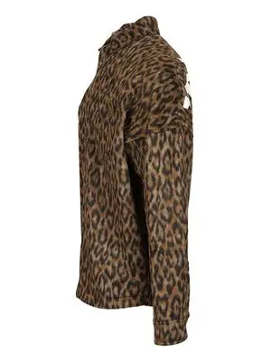 Palm Angels Leopard Printed Shirt