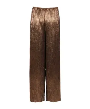 FORTE_FORTE Metallic Wide Leg Trousers