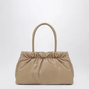 Prada Double Handle Shoulder Bag - Sand