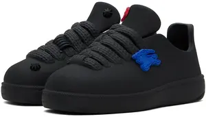 Burberry Bubble Charm-embellished Sneakers - Black