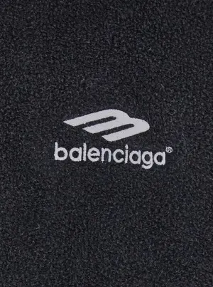 Balenciaga Logo Embroidered Zip-up Jacket
