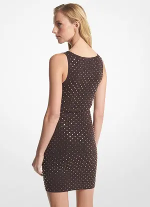 Michael Kors Embellished Sleeveless Mini Dress
