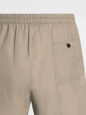 Dolce & Gabbana Cotton Poplin Boxer Shorts - Beige