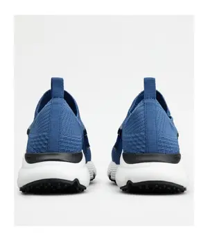 TOD'S Logo-patch Low-top Sneakers - Blue
