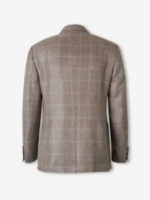 Canali American Straight Plaid Blazer - Gray