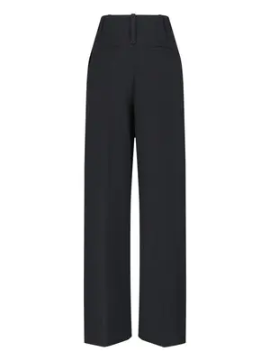 Victoria Beckham Pleated Trousers - Black