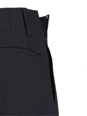 Victoria Beckham Pleated Trousers - Black