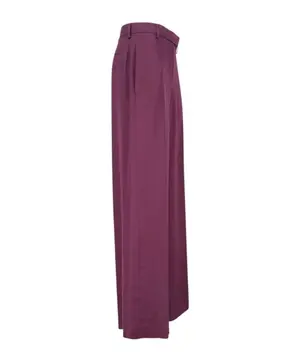 Dries Van Noten Pleated Wide-leg Trousers - Red