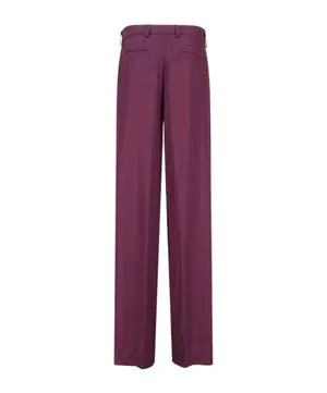 Dries Van Noten Pleated Wide-leg Trousers - Red