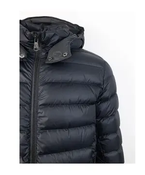 COLMAR Long-sleeved Quilted Hooded Jacket - Black