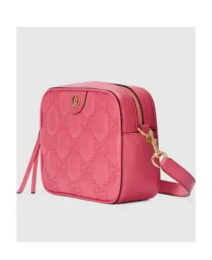 Gucci Gg Matelassé Zip-up Crossbody Bag