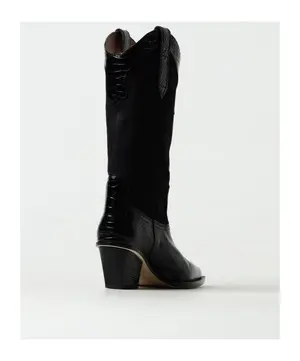 Paris Texas Rosario 60mm Paneled Boots - Black
